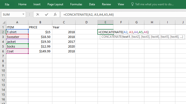39 Concatenate Excel Formula With Comma Full Formulas